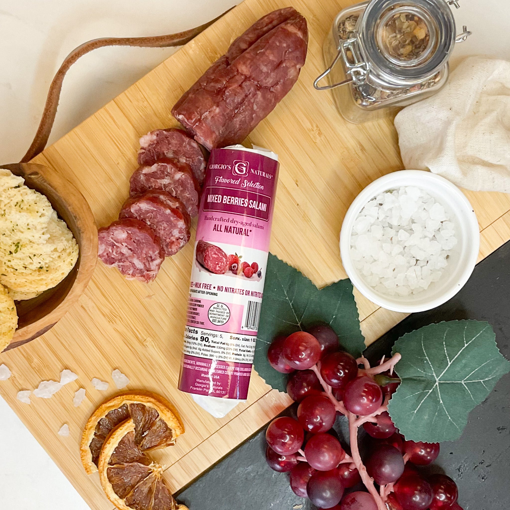 Giorgio’s Mixed Berry Salami – Sergio's Charcuterie